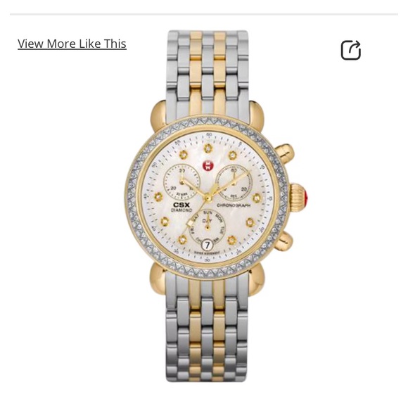 Michele | Accessories | Michelle Csx Diamond Watch With Box And Extra ...